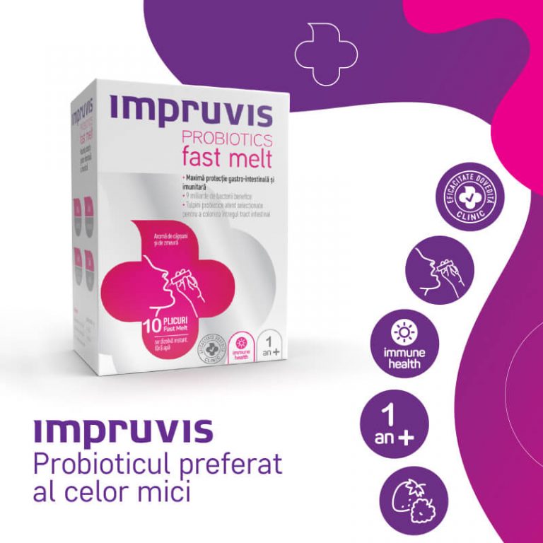 Gama PROBIOTICS - Probiotice și Vitamina D cu eficacitate dovedită clinic